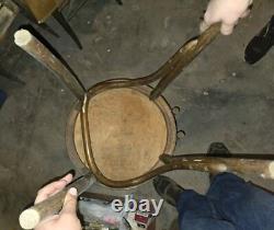 1940s WWII US Army Air Force Wooden Chair East Proc Dis Army Air Forces